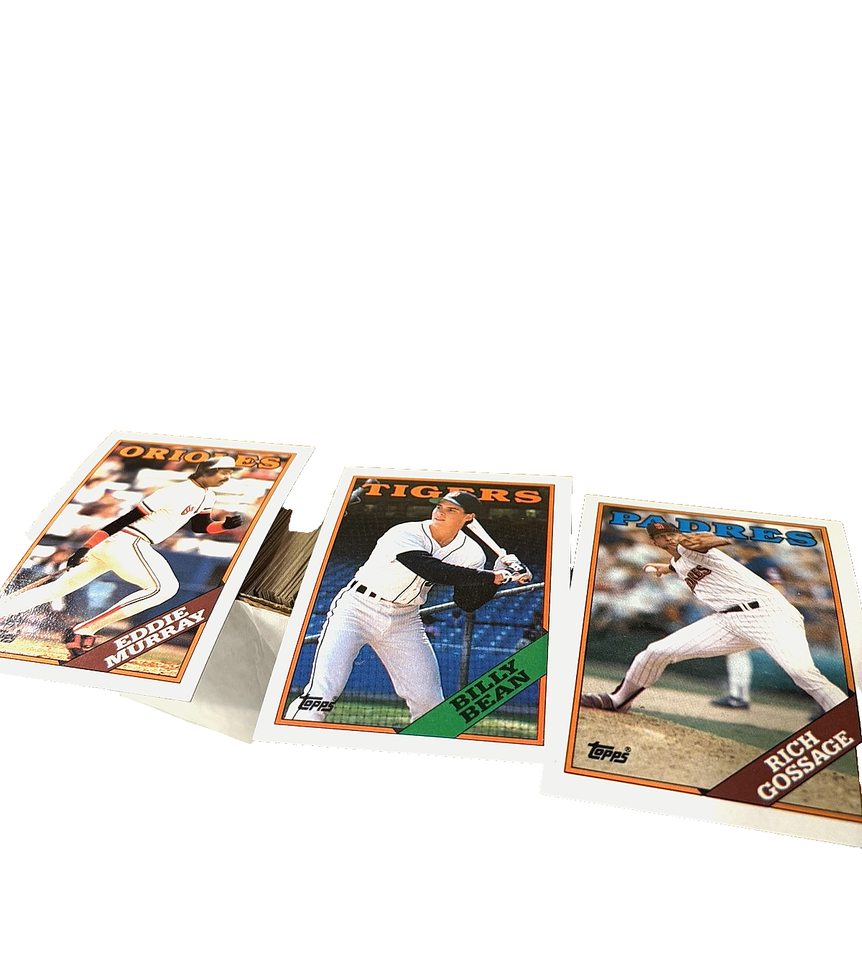 1988 Topps Baseball Complete Set 792 Cards -Clemons, Bonds. Griffey, Ex ...