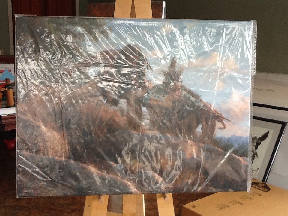 NEW Morgan Weistling Lakota Hunters Giclee Canvas with COA | eBay