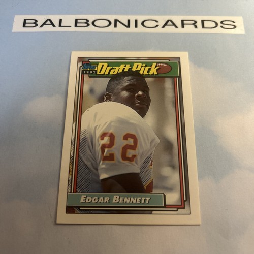 1992 Topps - #104 Edgar Bennett (RC) Rookie NM+ Free Shipping! | eBay