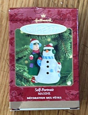 Vintage Hallmark Maxine Self-Portrait Ornament 2000 Keepsake Funny ...