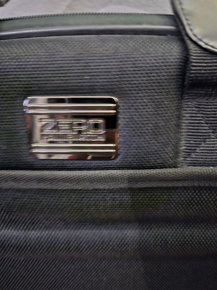 Zero Halliburton Black Business Computer Bag with Strap 16” x 13” x 4 ...