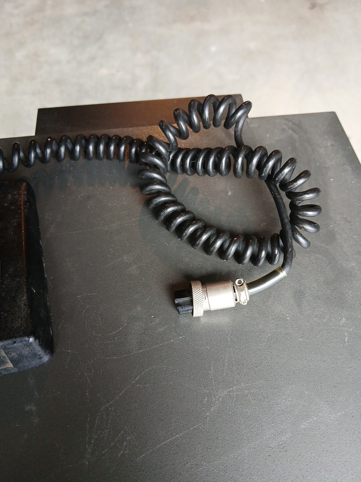 TEN-TEC Mod 214 or 215 Desk TOP Microphone With METAL Stand Cord Tested ...