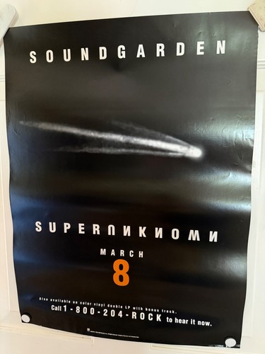 Soundgarden - Superunknown - 1994 A&M Records Promo Poster - 18 x 24 | eBay