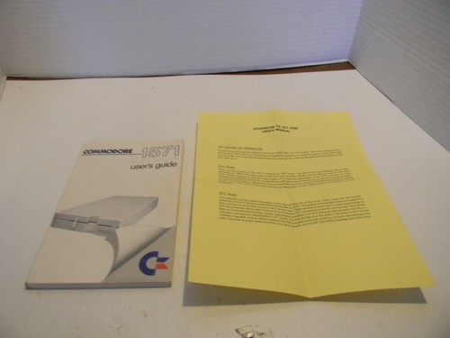 VTG COMMODORE 64/128 1571 DISK DRIVE USER'S GUIDE USED | eBay