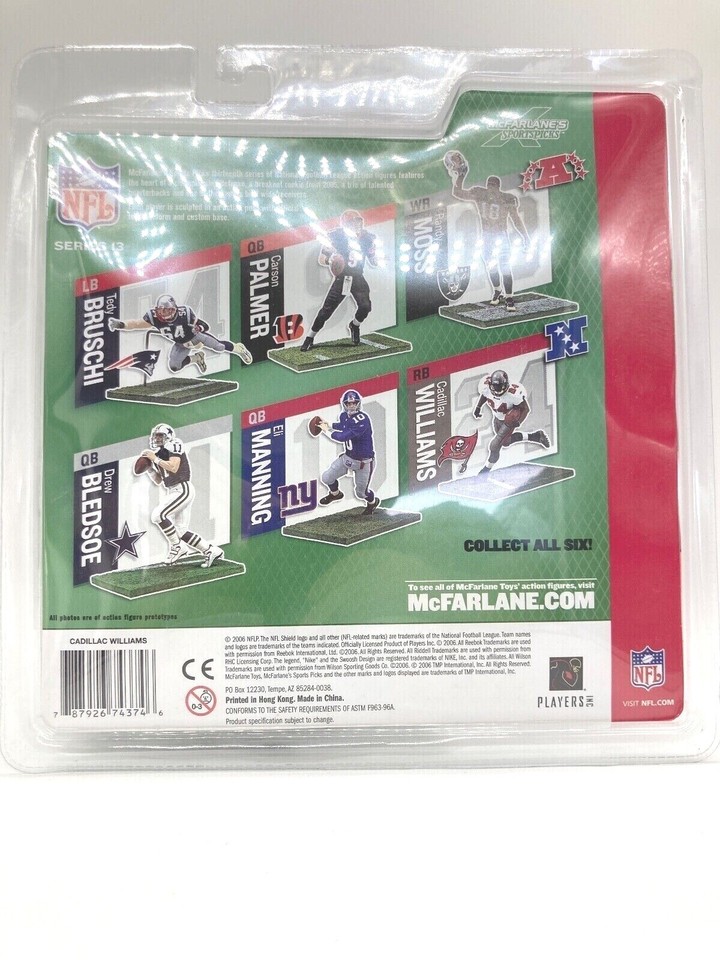 McFarlane NFL Football Action Figure Pick One! Brown Nitschke Moss Bush ...