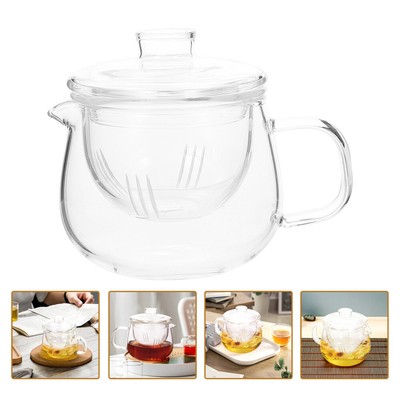 Hot Water Kettle Tea Sets Adults Clear Pitcher Blooming Tea Pot Travel ...