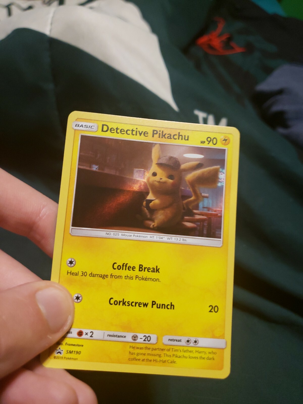 Detective Pikachu Movie Promo SM190 Holographic Card SECURE SHIPPING | eBay