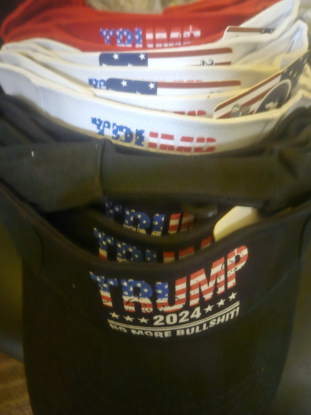 TRUMP VISOR HATS CAP 2024 Keep America Great.Adjustable. 3 Different ...