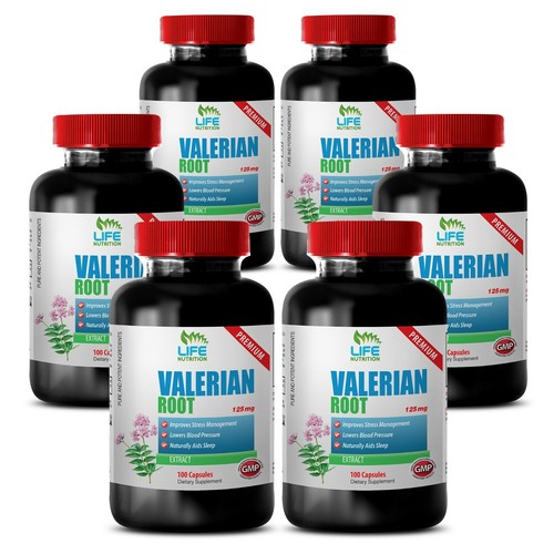 Valeriana Plant - Valerian Root Extract 4:1 125mg - More Natural Sleep ...