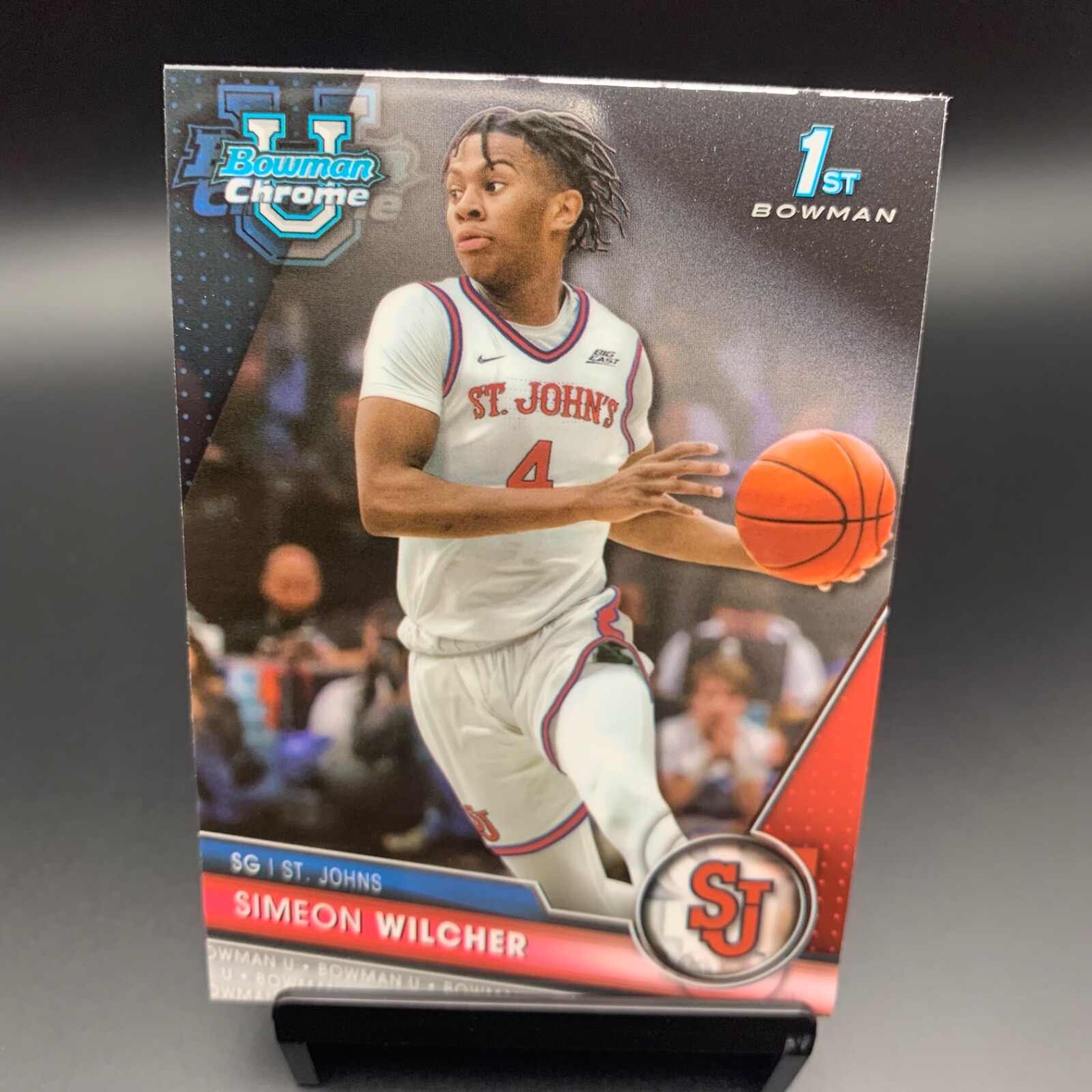 2023-24 Bowman Chrome U #15 Simeon Wilcher St. John’s Red Storm | eBay