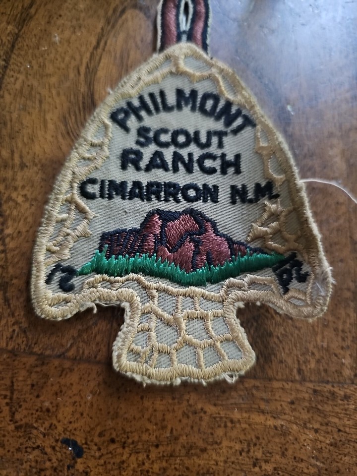 Vintage 1960s PHILMONT SCOUT RANCH Arrowhead PATCH Cimarron New Mexico Camp BSA | eBay