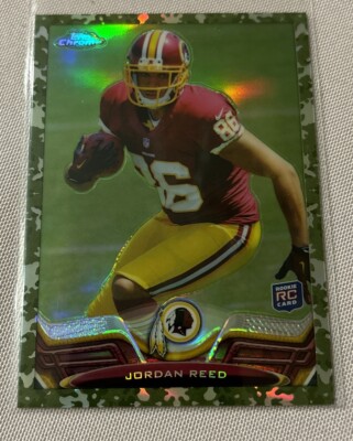 2013 Topps Chrome Jordan Reed RC Camo Refractor /499 Redskins Rookie | eBay