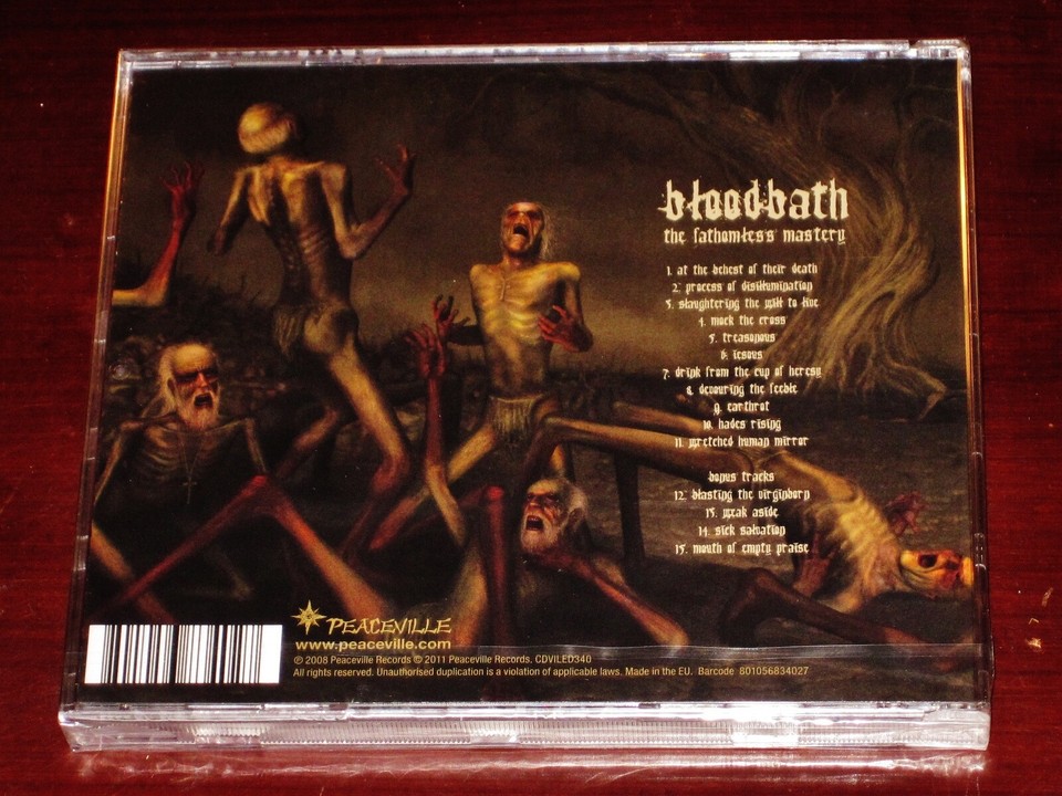Bloodbath: The Fathomless Mastery + Unblessing The Purity CD 2011 Bonus ...