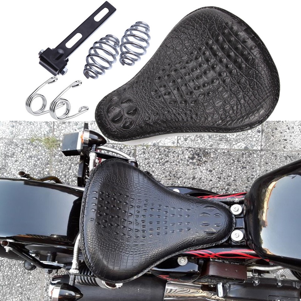 For Harley Davidson Springer Softail Custom Bobber Motorcycle Solo Seat ...