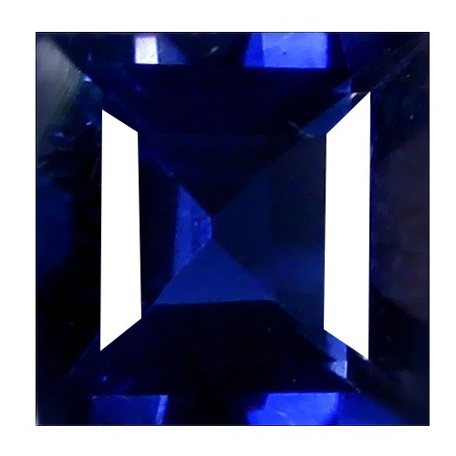 0.94 Cts Glittering (6 x 6 mm) Square UnHeated Bluish Violet Iolite ...