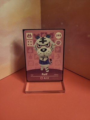 Animal Crossing Amiibo Character Card - ROLF 293 | eBay
