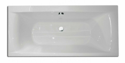 Luxury Double Ended 1900 x 800mm Tungstenite Bath, Square Style, Extra ...
