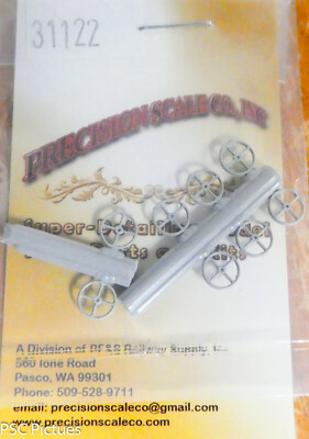 Precision Scale HO #31122 Brake Wheels, 4-Spoke 22" Type To Scale HO ...