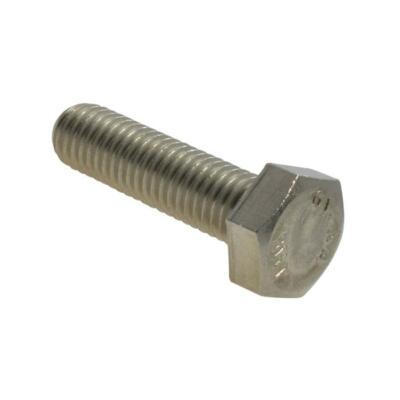 Qty 100 Hex Set Screw M20 (20mm) x 110mm Marine Stainless SS 316 A4 70 ...