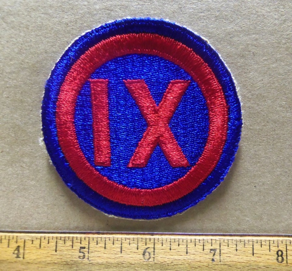 US Army - IX Corps Embroidered Patch (NOS) | eBay