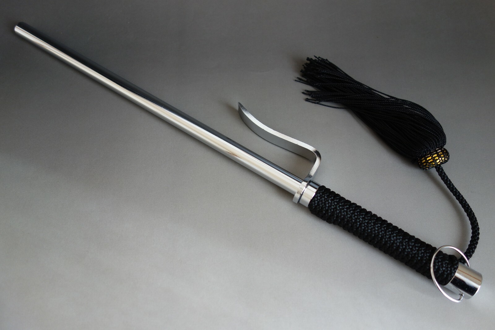 Jutte Jitte Japan traditional weapon Black fusa tufting Edo period ...