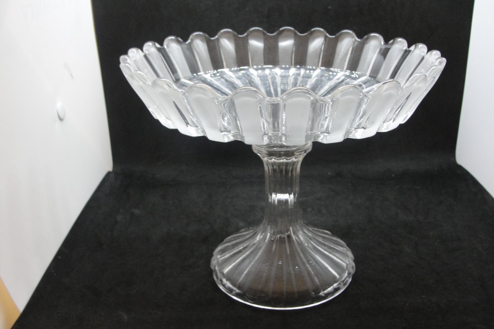 EAPG Bakewell & Pears Glass Co's Ribbon Open Compote | eBay