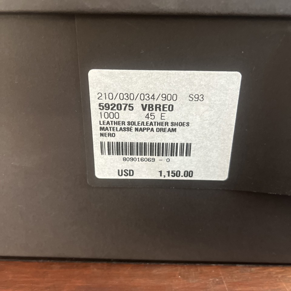 Bottega Veneta 592075 Matelasse Nappy Dream Black Leather Oxford Shoe ...