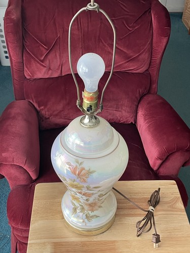 Rare TG&Y Original Vintage Lamp Iridescent Mother Pearl Color | eBay