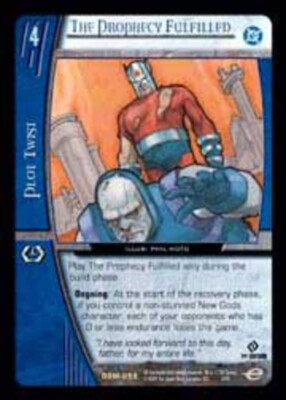 VS System: The Prophecy Fulfilled [Played] DC Superman Man of Steel TCG ...