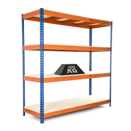 Heavy Duty Shelving/Racking Blue and Orange 4 Levels | 1800mmH x ...
