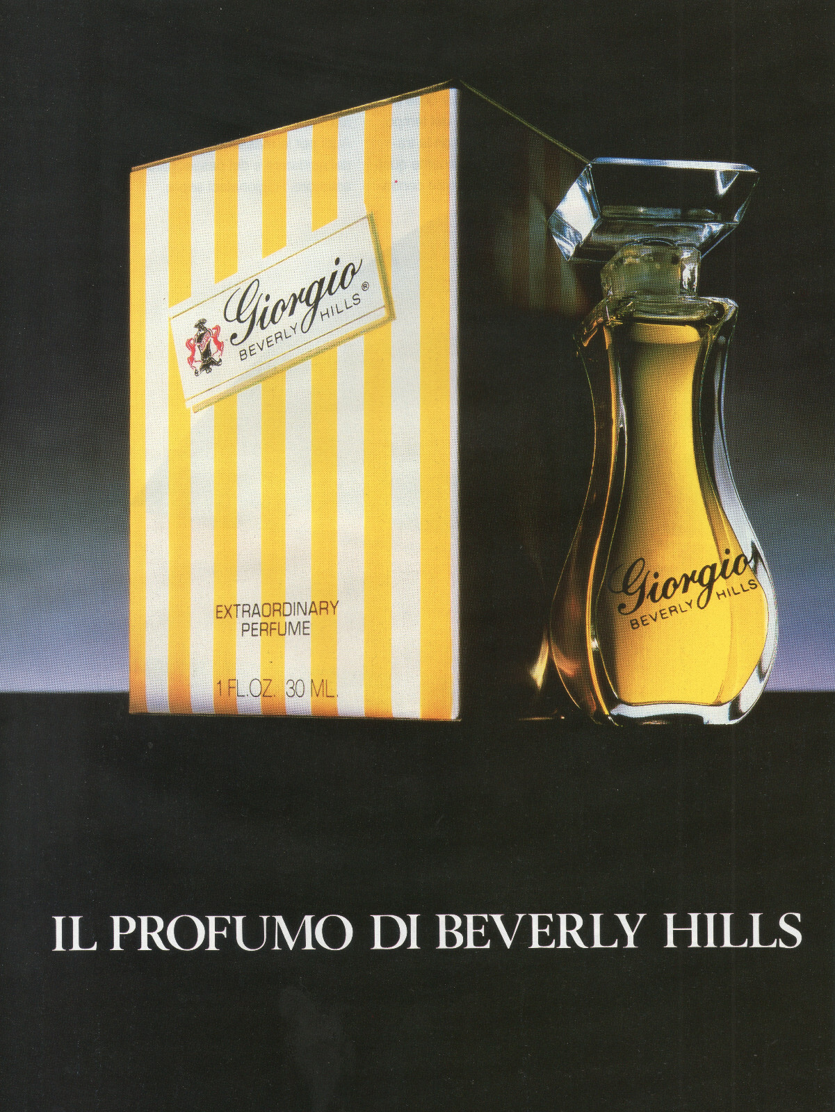 1980 Giorgio Profumo Vintage Print Ad Pubblicità il profumo di Beverly ...