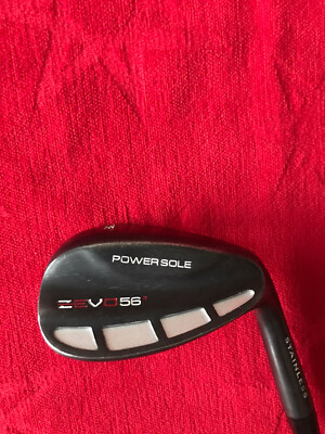 RH Zevo Black Powersole Black Steel 56* Wedge Steel 35" Black Finish | eBay