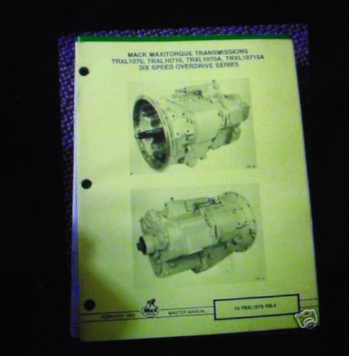 MACK MAXITORQUE TRANSMISSION TRL10760 & TRL10780 | eBay