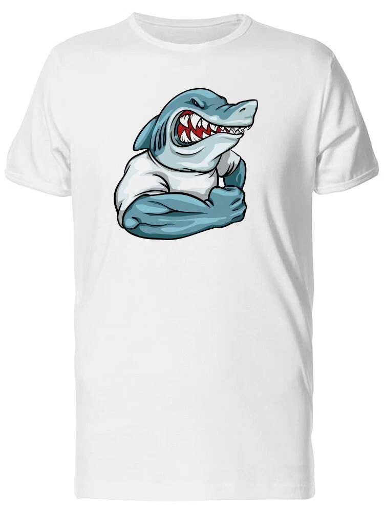 Strong Shark Cartoon