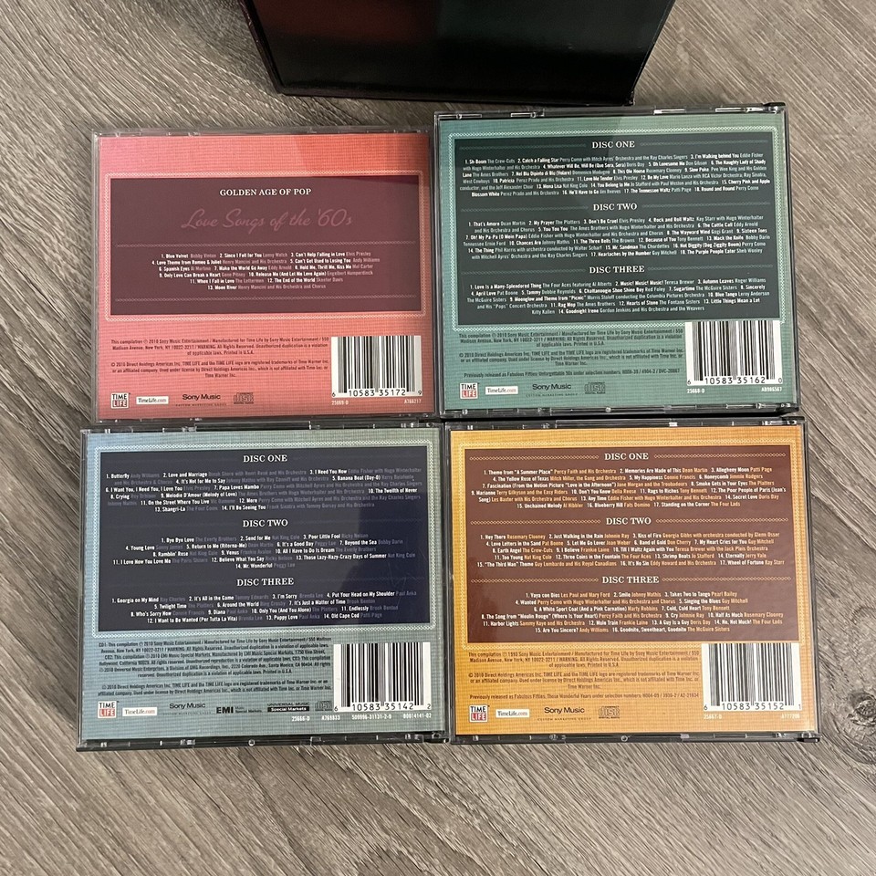 GOLDEN AGE OF POP - (10) CD BOX SET - TIME LIFE - 2010 - ELVIS, RICKY ...