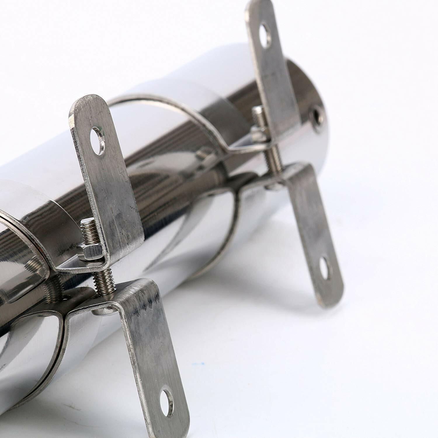 2x Stainless Steel Boat Fishing Side Mount Rod Holders With Bracket ...