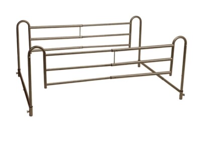 Drive Medical 16500BV Home Style Bed Rail - Adjustable Length Bed Rails ...