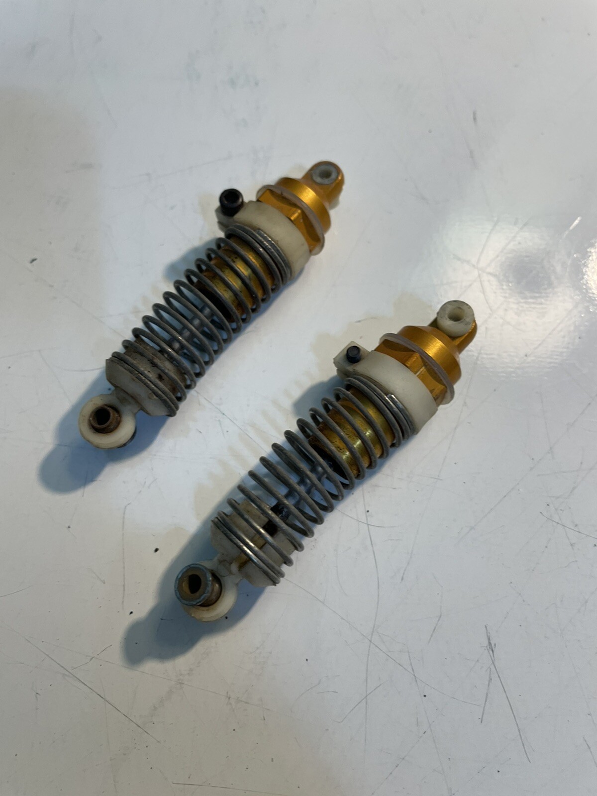 RC10 6010 Gold TEAM ASSOCIATED VINTAGE RC10 BUGGY Shocks Front | eBay