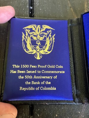 1500 Peso Gold Coin Republic of Colombia... | eBay