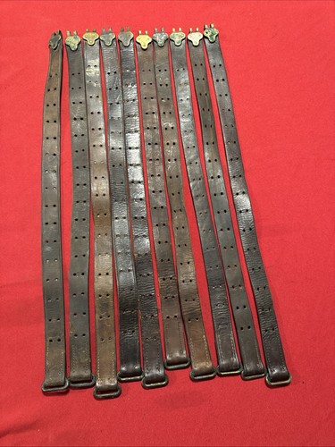 WW1 WW2 Army 10 Leather Short Sling Brass M1907 M1903 M1 Garand M1917 ...