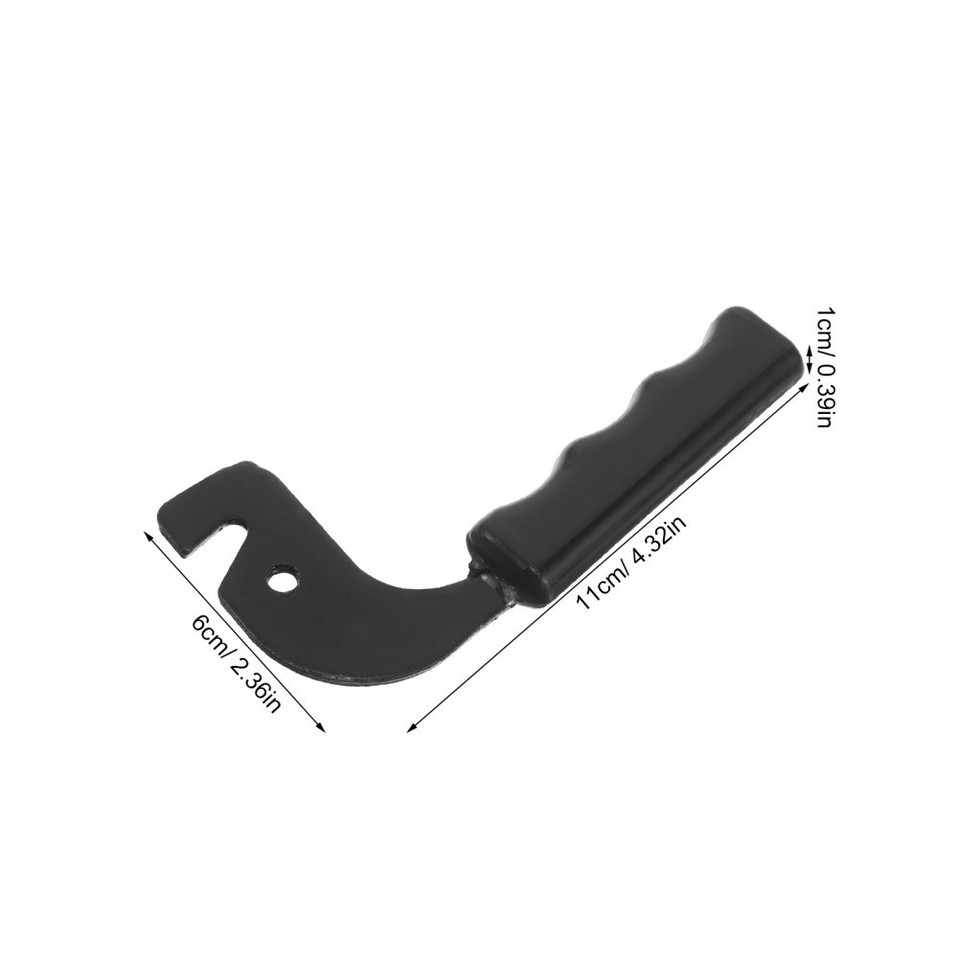 3 Count Stove Door Handle Boiler Coal Replacement Grip Fireplace Damper ...