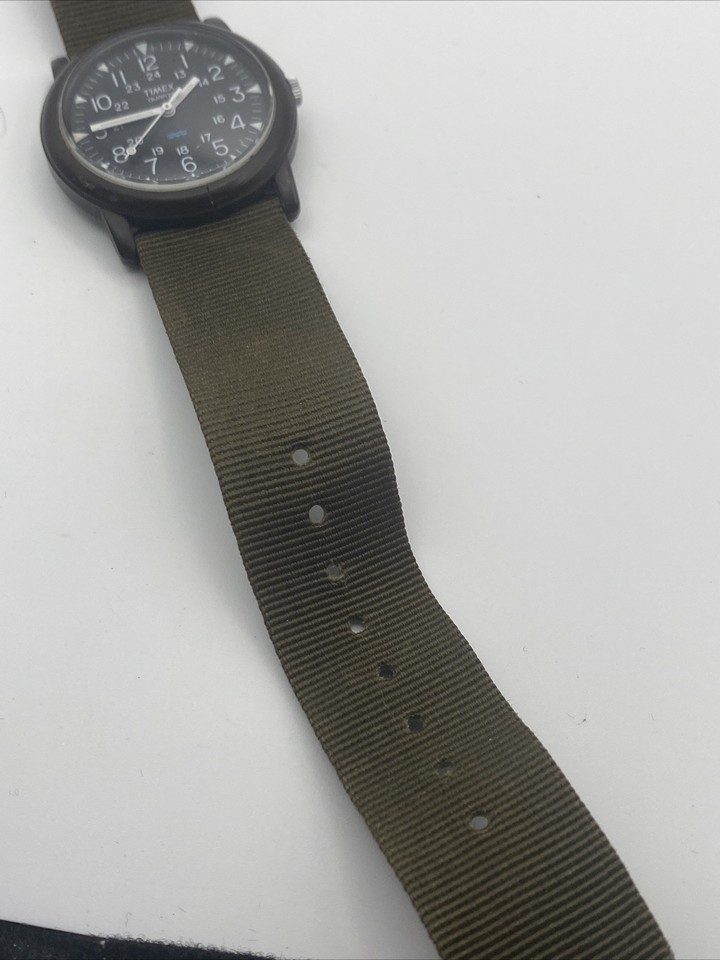 Vintage Timex Field Camper Macgyver Military 24 Hours Watch Quartz ...
