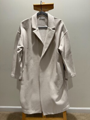 NWT Zara Oatmeal Coat Size Small | eBay