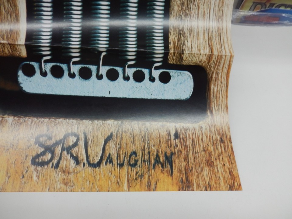 STEVIE RAY VAUGHAN SRV BOX SET RARE Promo Poster Flat NEW ORIGINAL ...