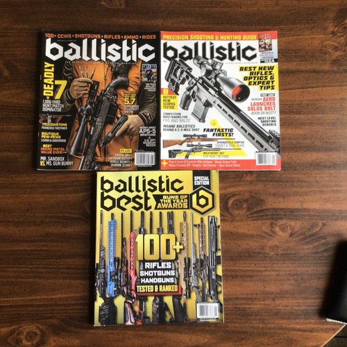 Ballistic Magazine 2023 Lot Of 3 (April/May, Aug/Sept & Guns Of The ...