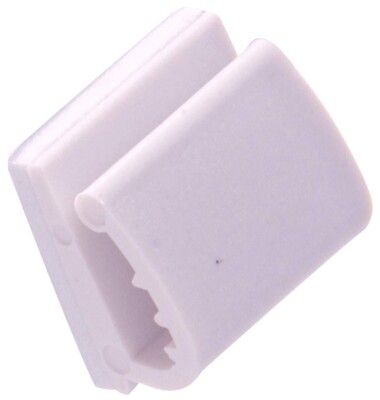 852984 White Wire Adhesive Clips Backed 12-Pack | eBay