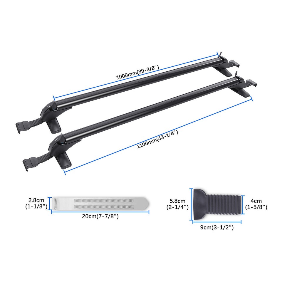 For Toyota For Prius 2010-2022 Car Top Roof Rack Cross Bar Cargo ...