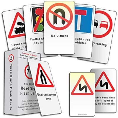 Road Signs Flash Cards Know Your Road Signs | Grelly UK