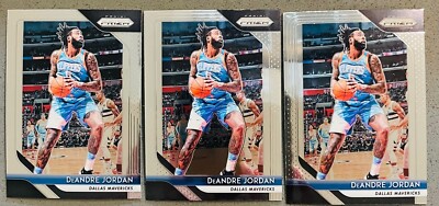 3 Lot 2018-19 Panini Prizm Basketball NBA #12 DeAndre Jordan Base Card ...