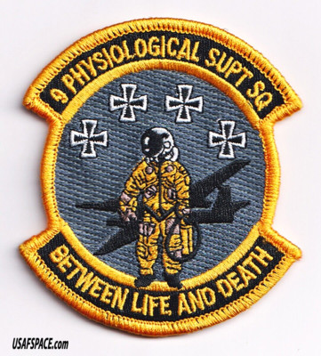 USAF 9th PHYSIOLOGICAL SUPT SQ -9 PSPTS- U-2 DRAGON LADY -Beale AFB ...